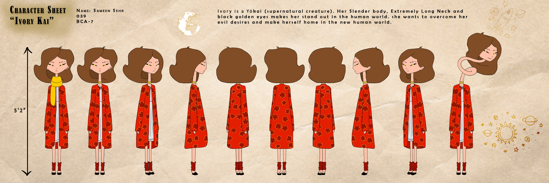 ArtStation - Ivory Kai- Character sheet