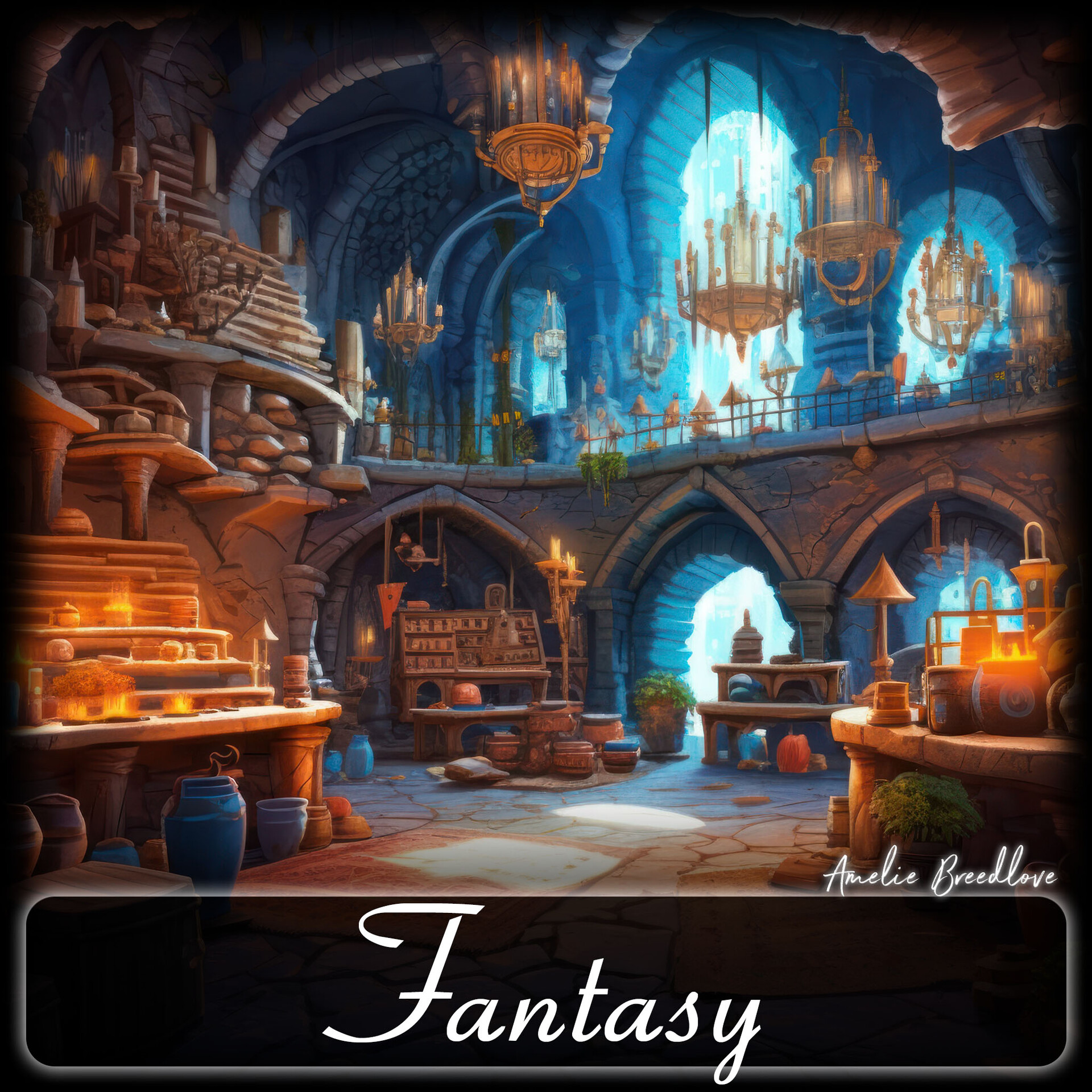 ArtStation - 210 Fantasy Environment - Interior Reference Pack | 4K | v.5