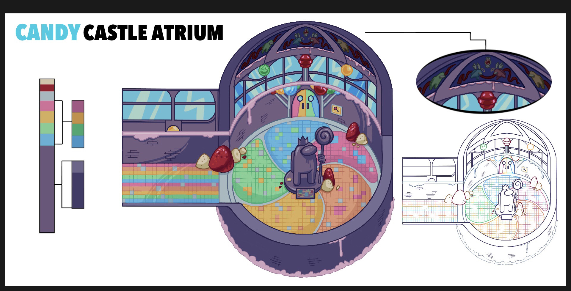 ArtStation - Candy Castle Atrium