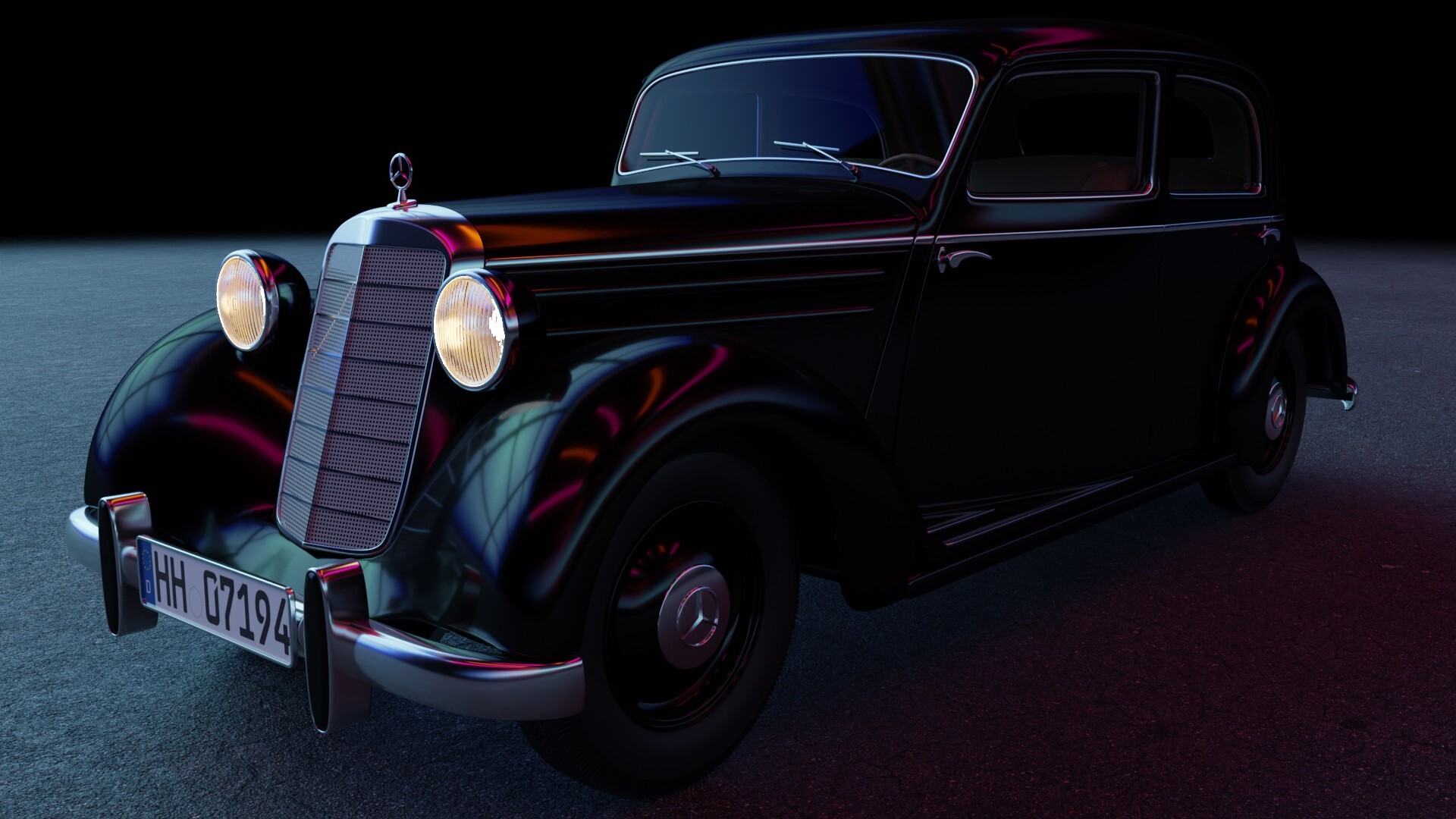 ArtStation - Mercedes 170v w136