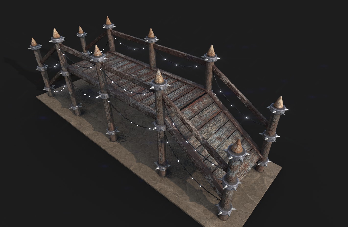 ArtStation - Game Ready Wooden Bridge