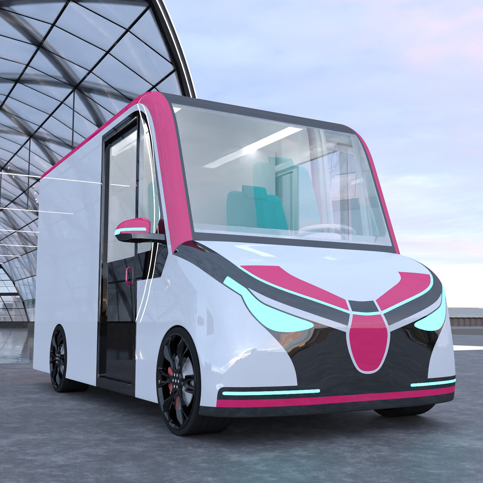 ArtStation - Delivery van