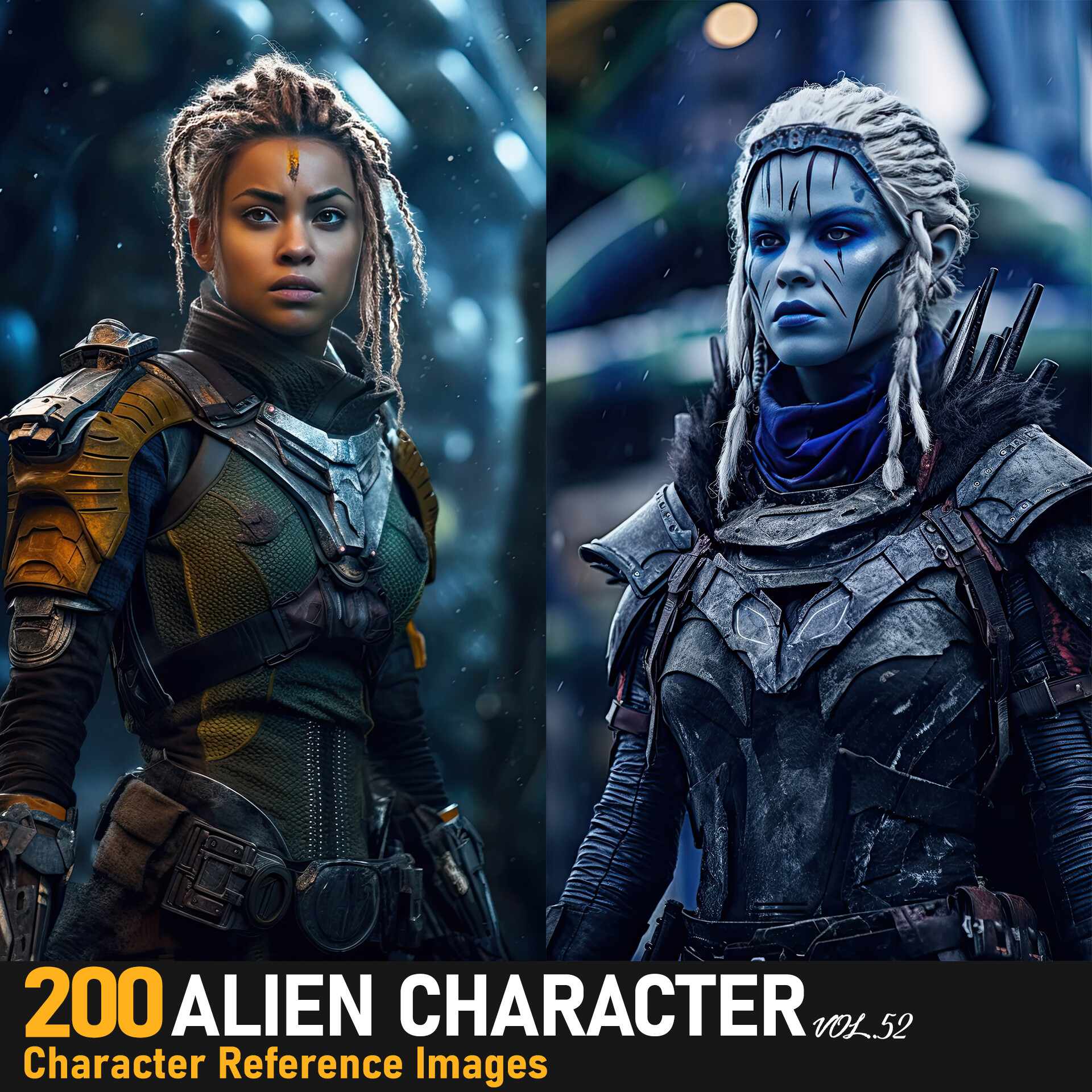 ArtStation - Alien Character VOL.52|4K Reference Images