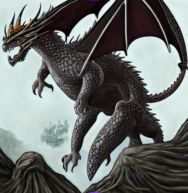 ArtStation - Eraser Dragon art