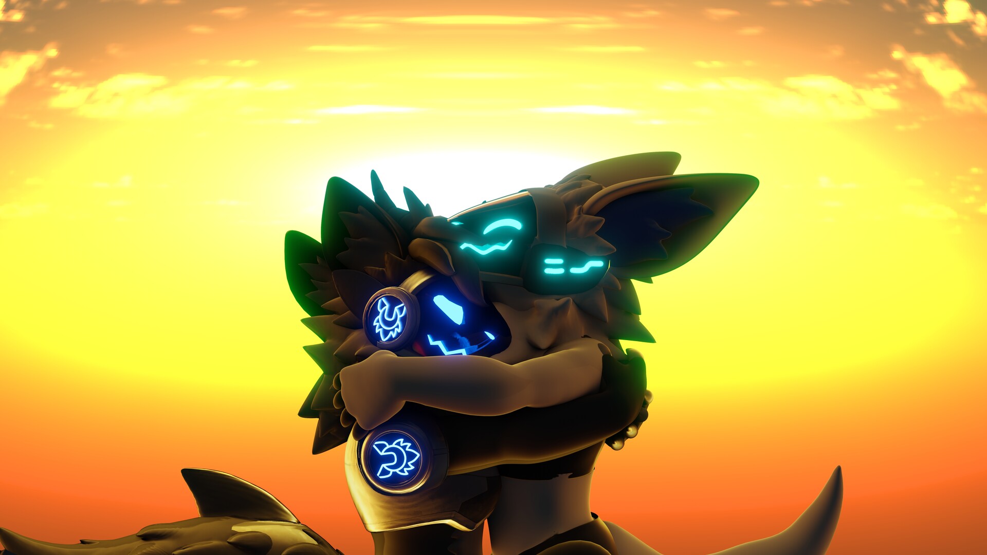 Artstation Furry Commission Art Model 3d Specie Protogen