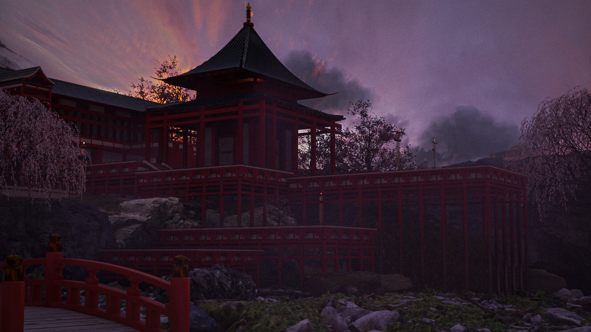 ArtStation - Japanese temple
