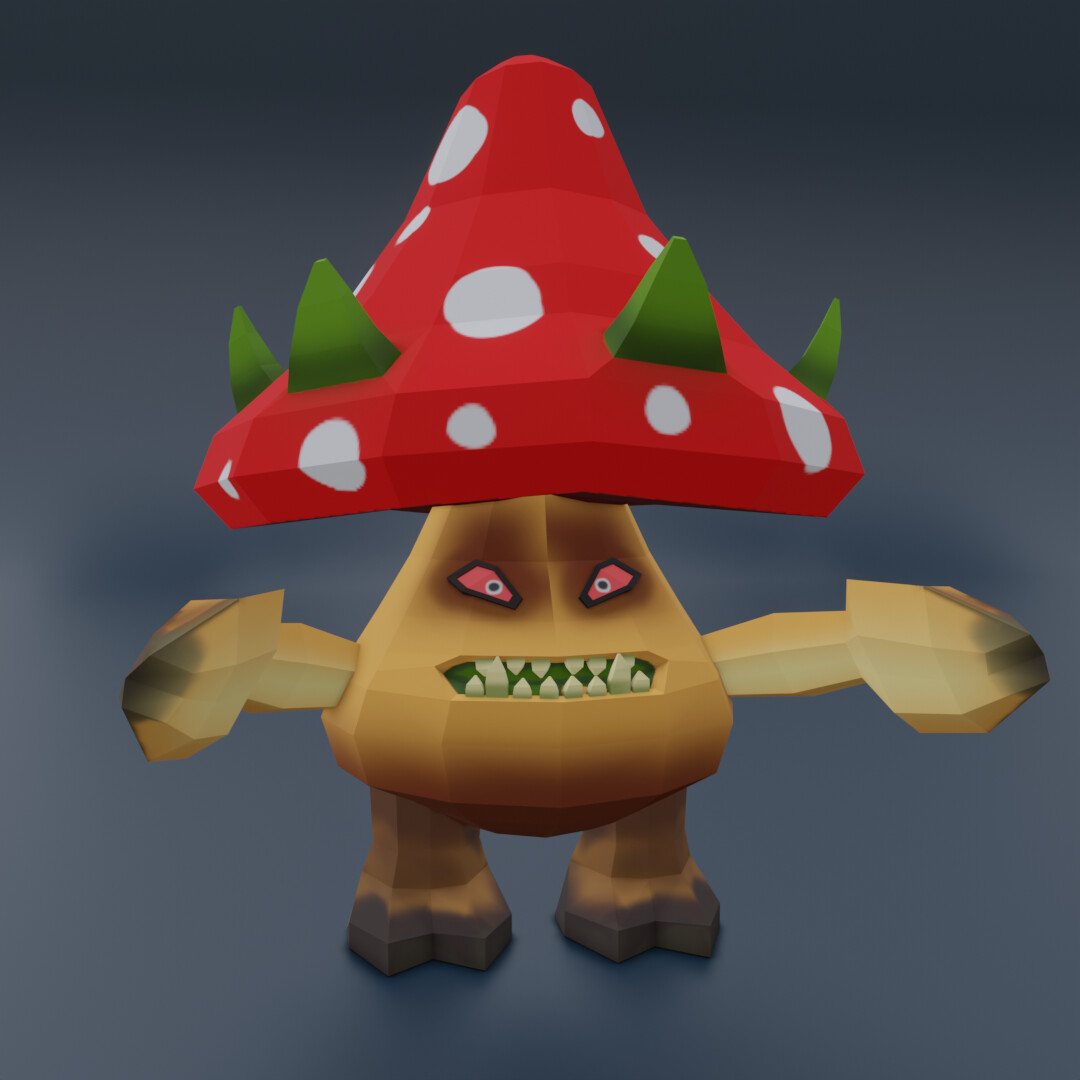 ArtStation - Evil Mushroom