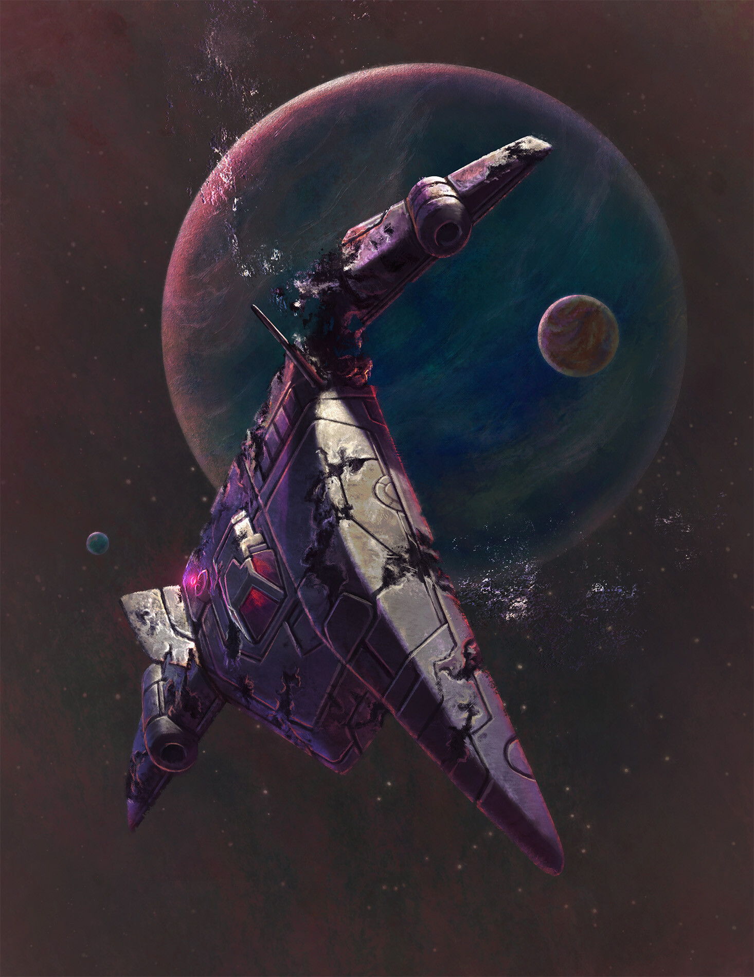 ArtStation - Spaceship Derelict - Traveller (Mongoose)