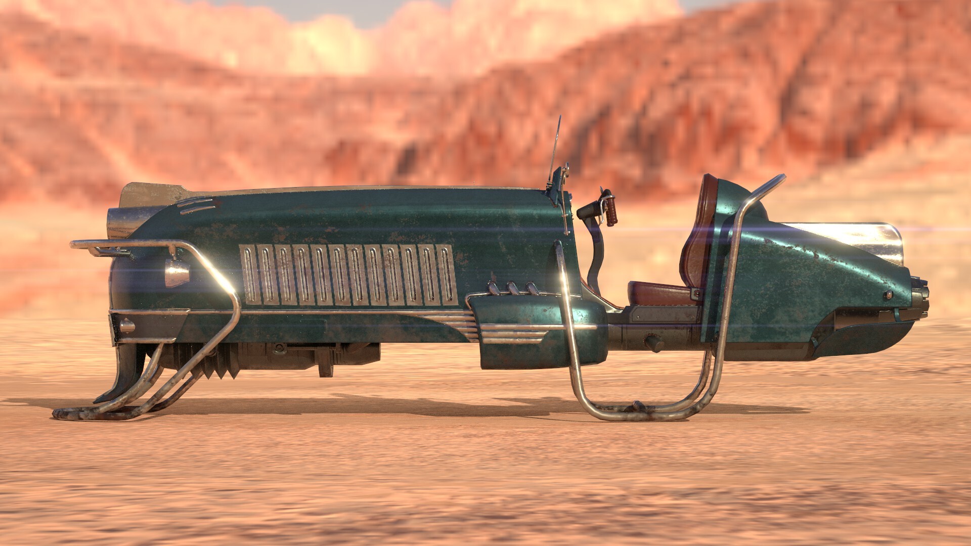 ArtStation - Hovercraft texture and render