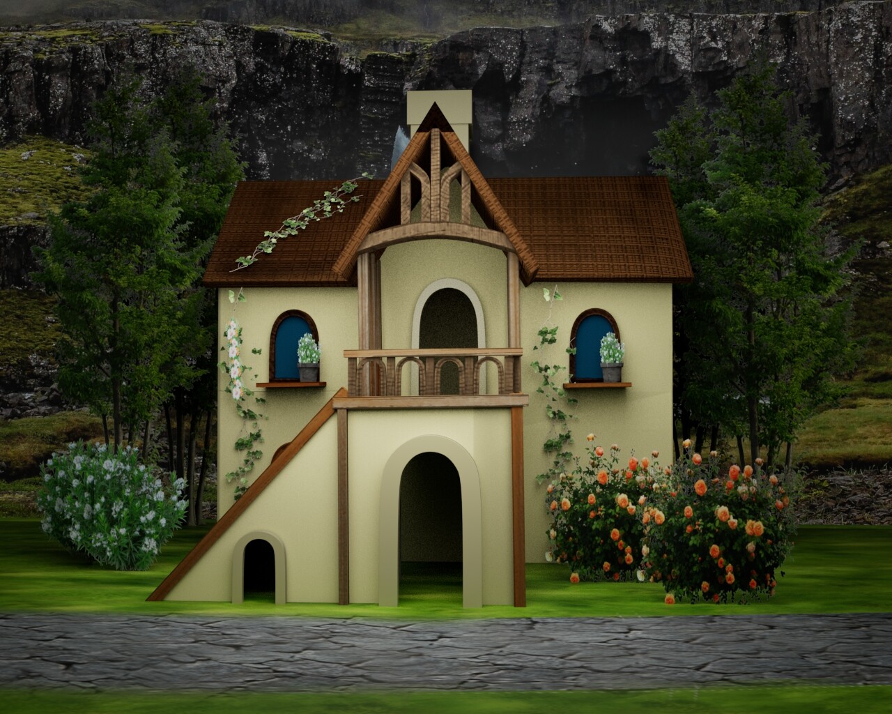 ArtStation - fantasy house