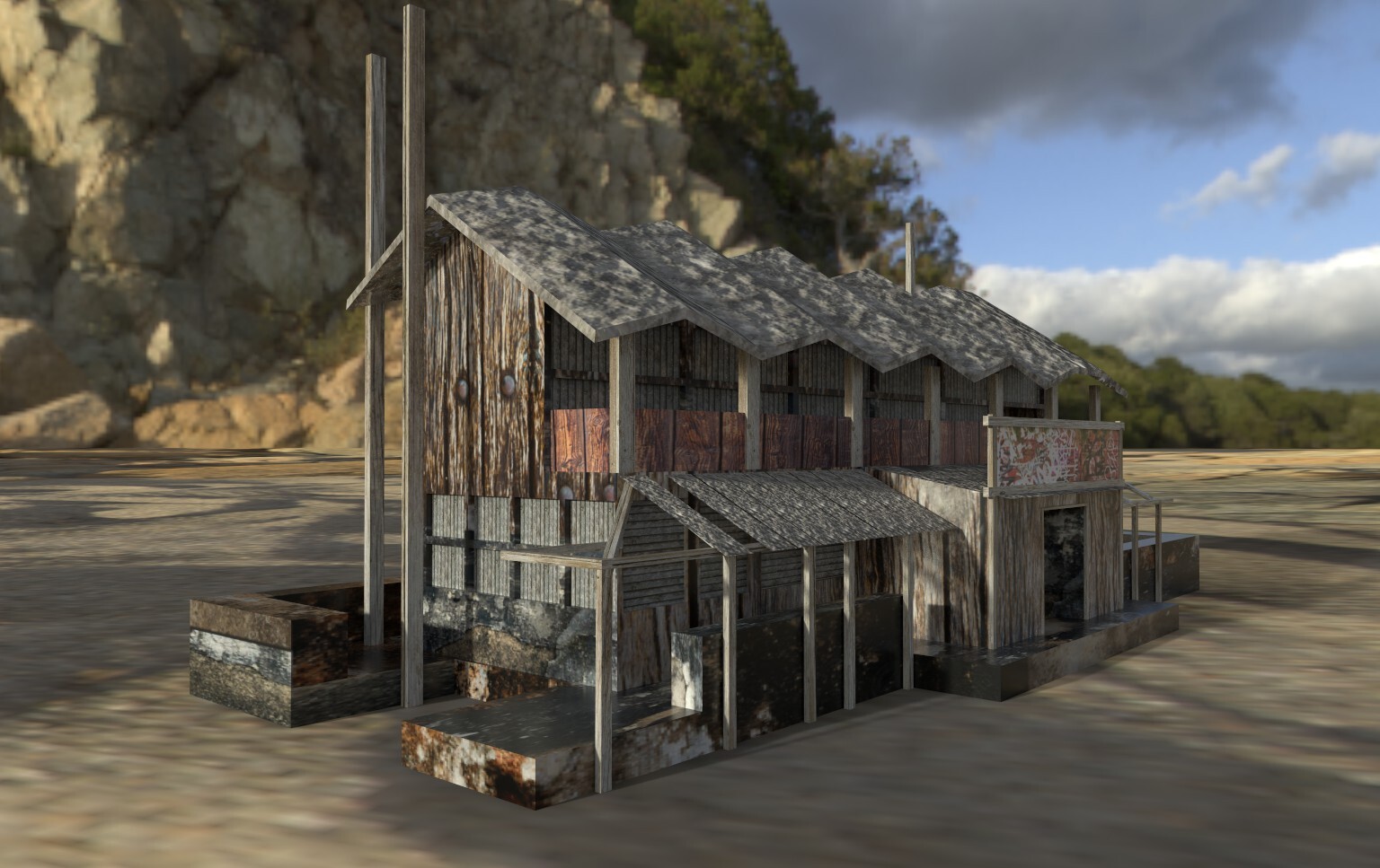 ArtStation - 3D Art Enviroment House