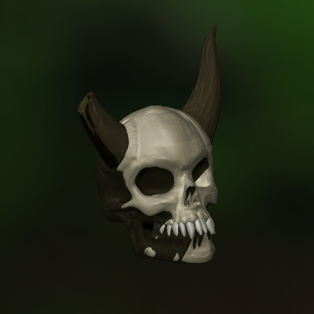 ArtStation - Monster skull