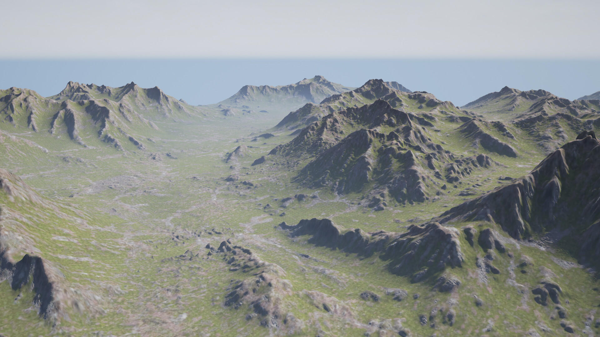 Istvan Szalai - Terrain set for Unreal engine. UV tile and texture ...
