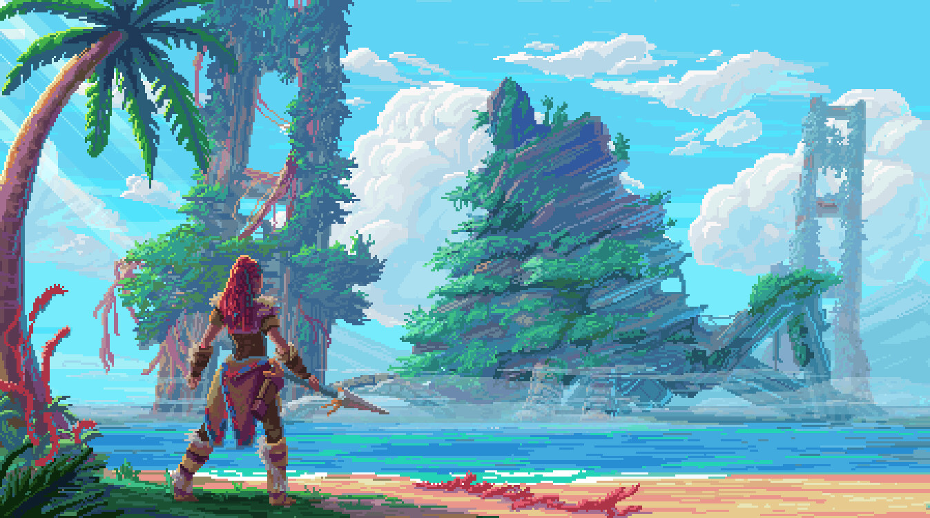 ArtStation - Horizon Forbidden West | Pixel Art