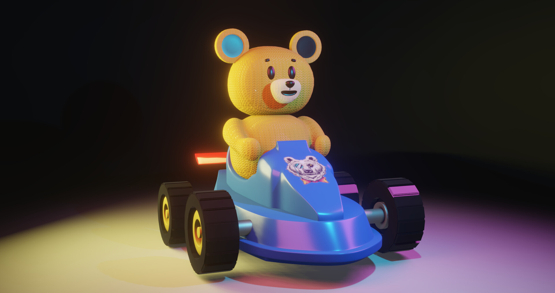 ArtStation - Oso en GoKart