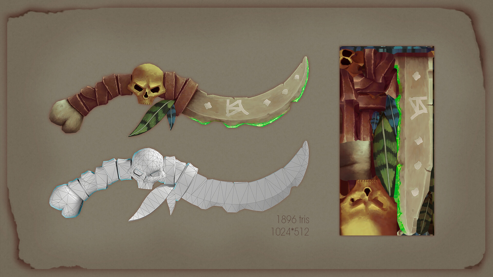 Gleb Gusev - Poisoned dagger of the Troll Rogue [Hand-Painted]