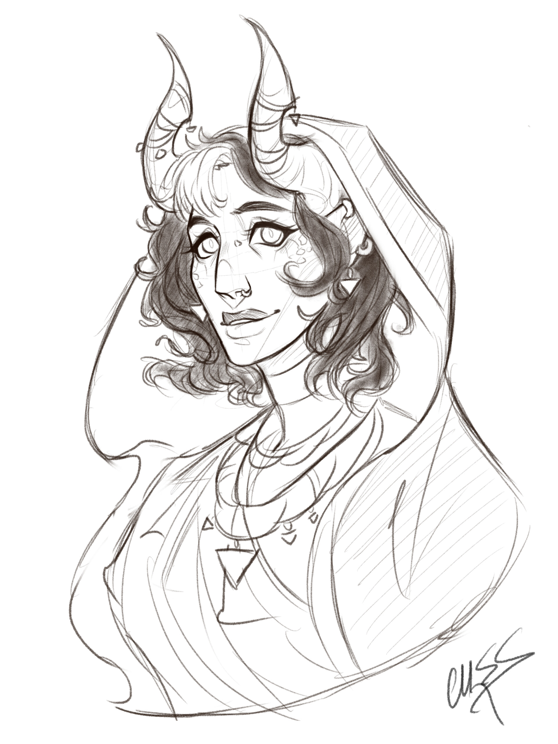 ArtStation - Tiefling design #4 - dnd design