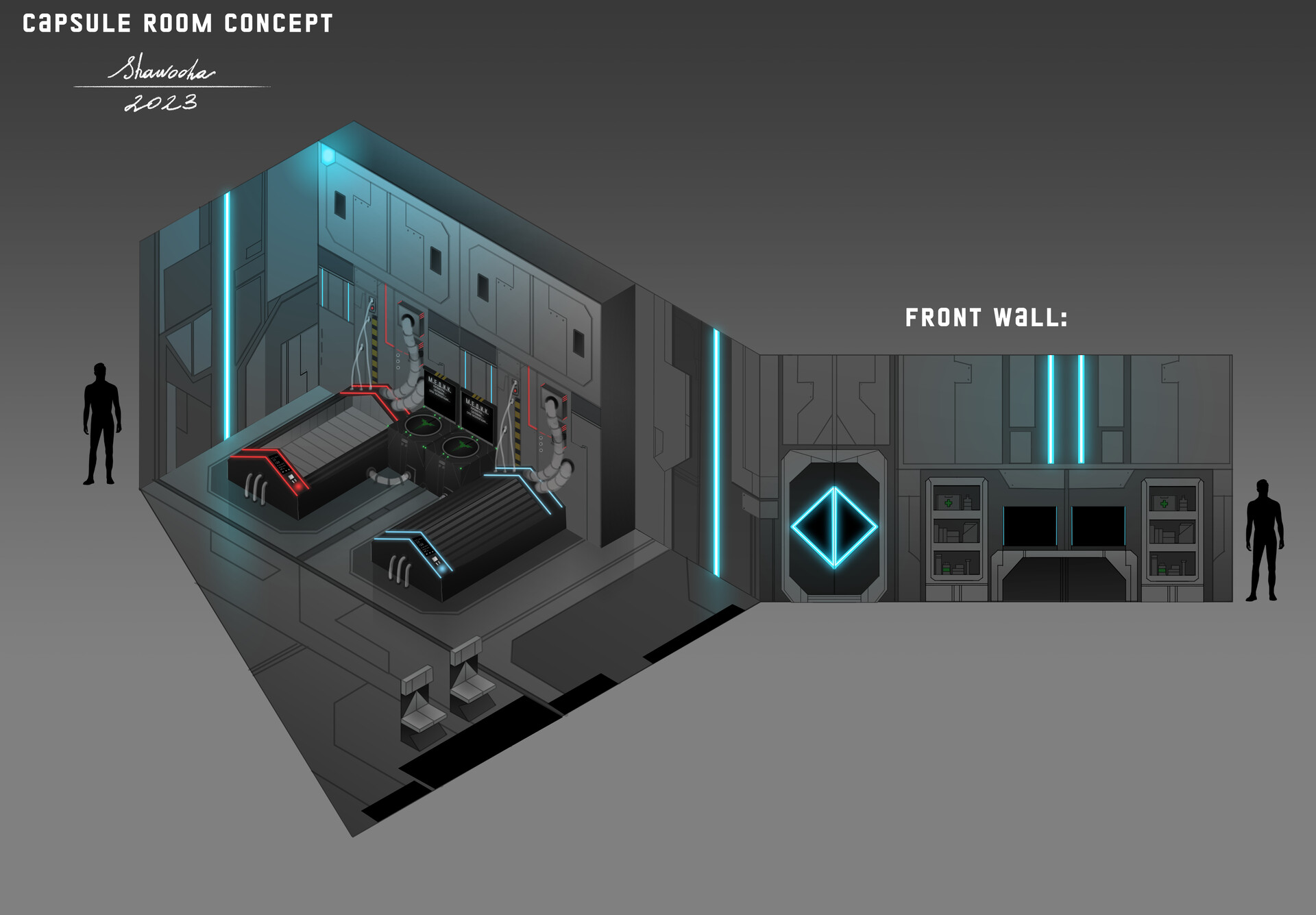 ArtStation - Sci-fi game location concept