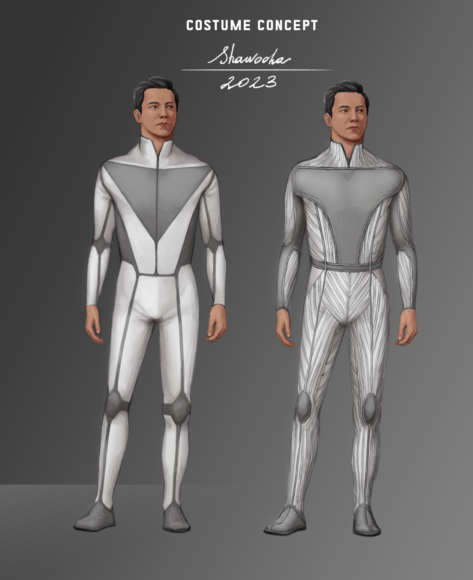 ArtStation - Sci-fi game costume concept