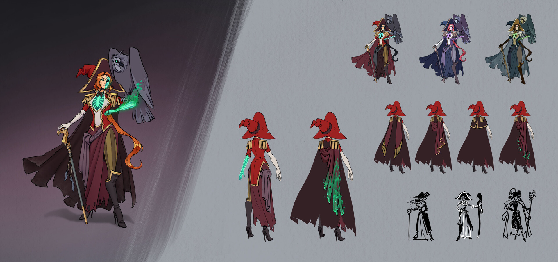 Angostura - Witches Character design
