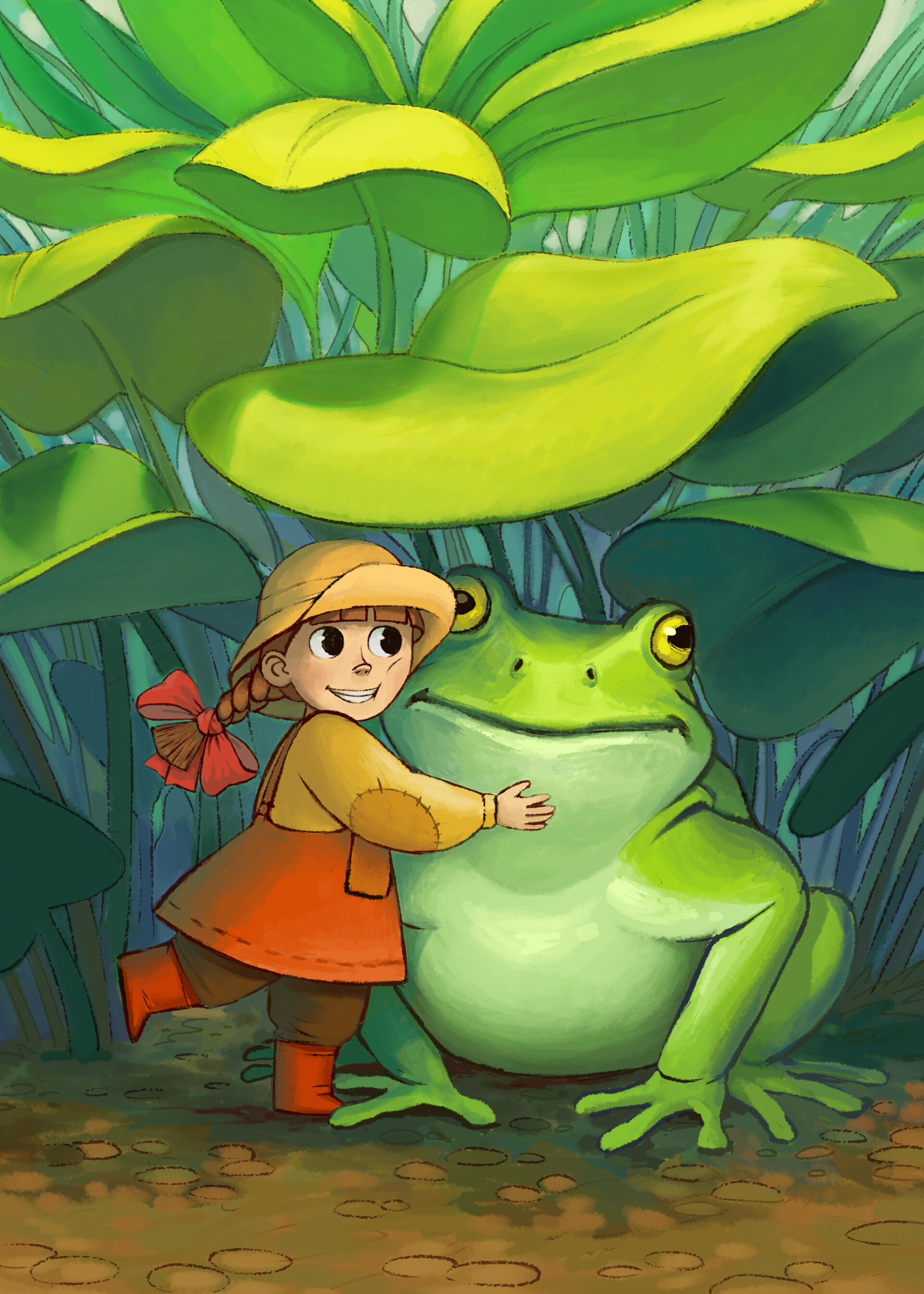 ArtStation - Frog Illustration