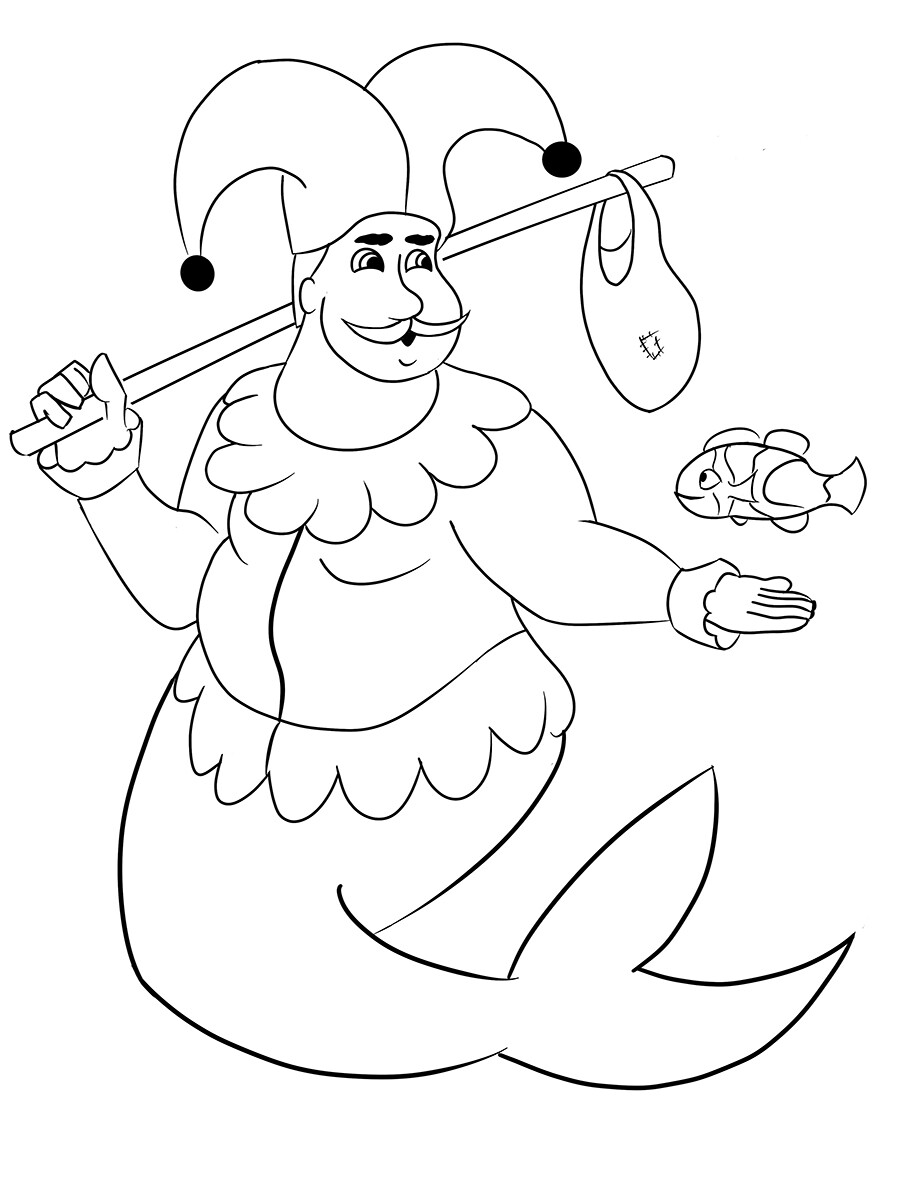 Daria Solovyeva - Mermaid Fool Packaging Illustration