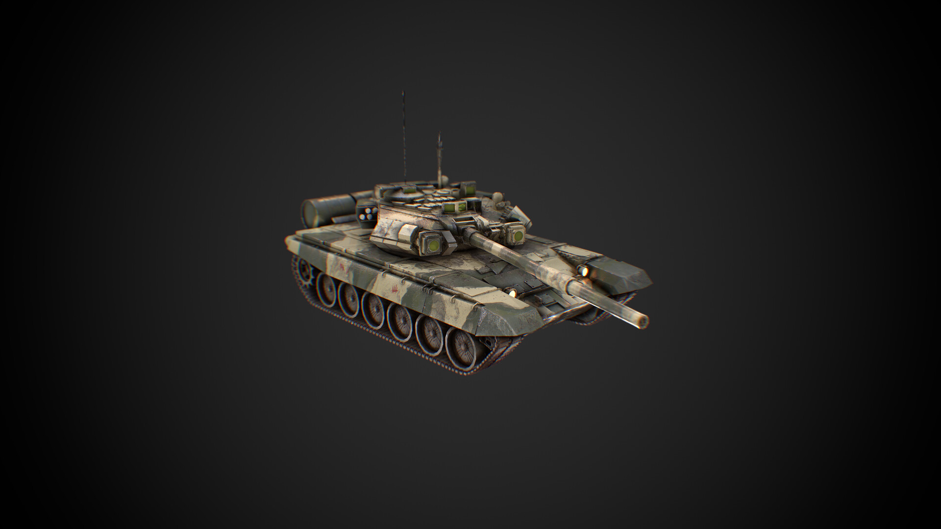 ArtStation - Tank T-90 Modified