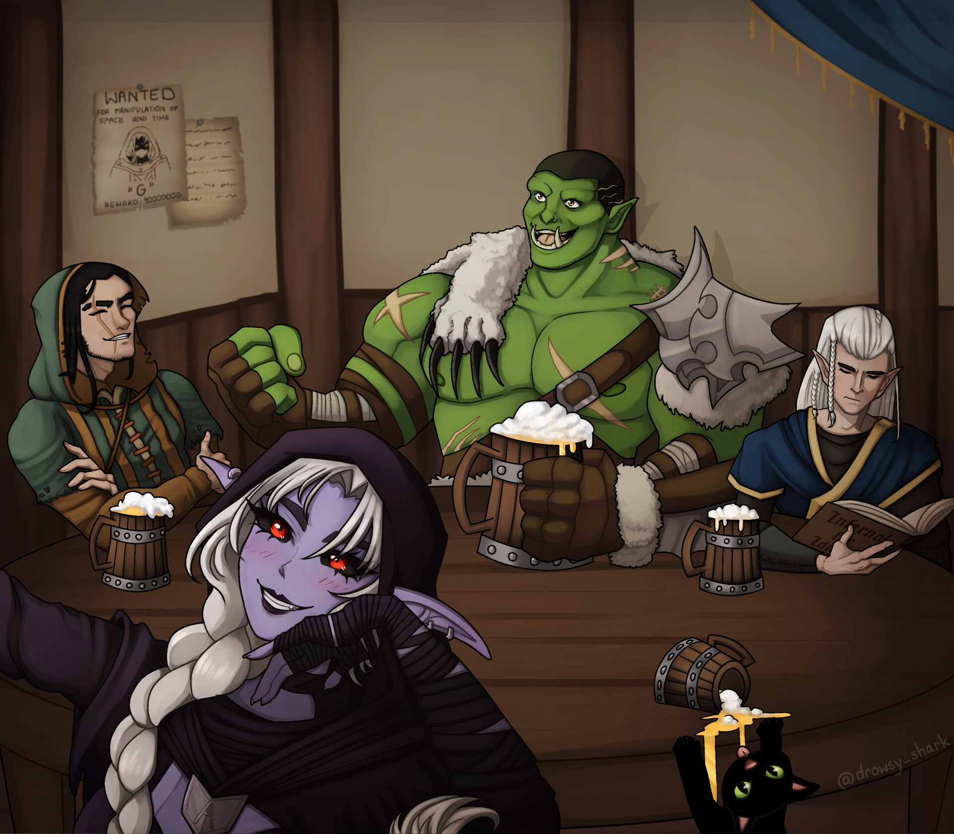 ArtStation - [DND] Dungeons and Dragons Party Commission