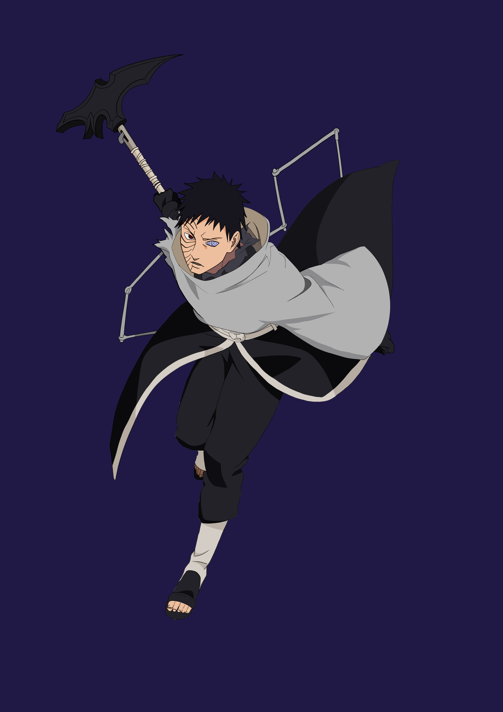 ArtStation - Anime character with weapon.