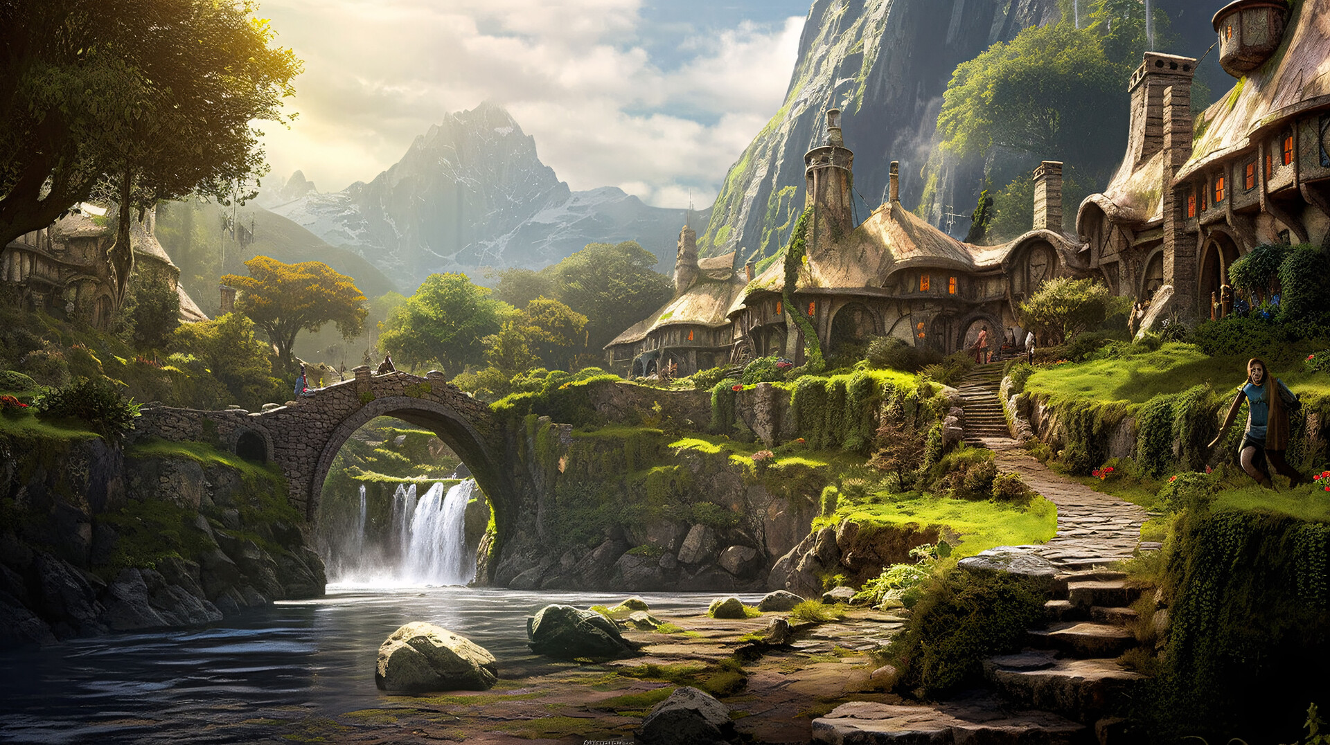 STILL XVII - 100 Fantasy Lord Of The Rings Environment Illustration ...