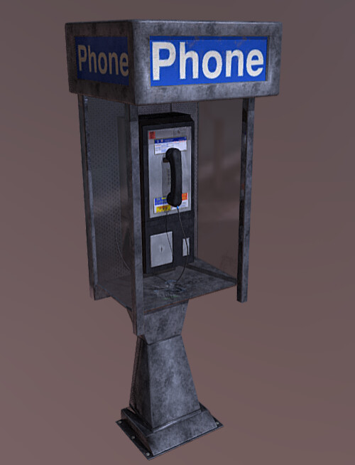 ArtStation - Pay Phone