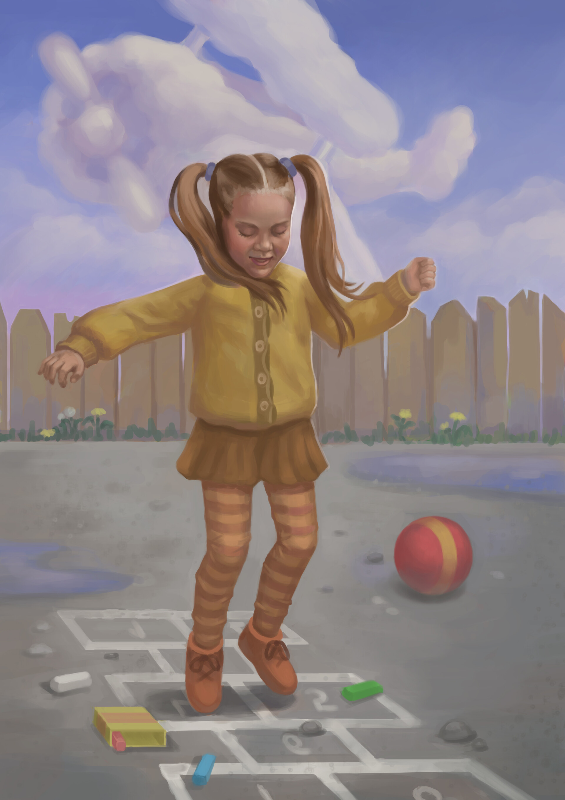 ArtStation - The hopscotch