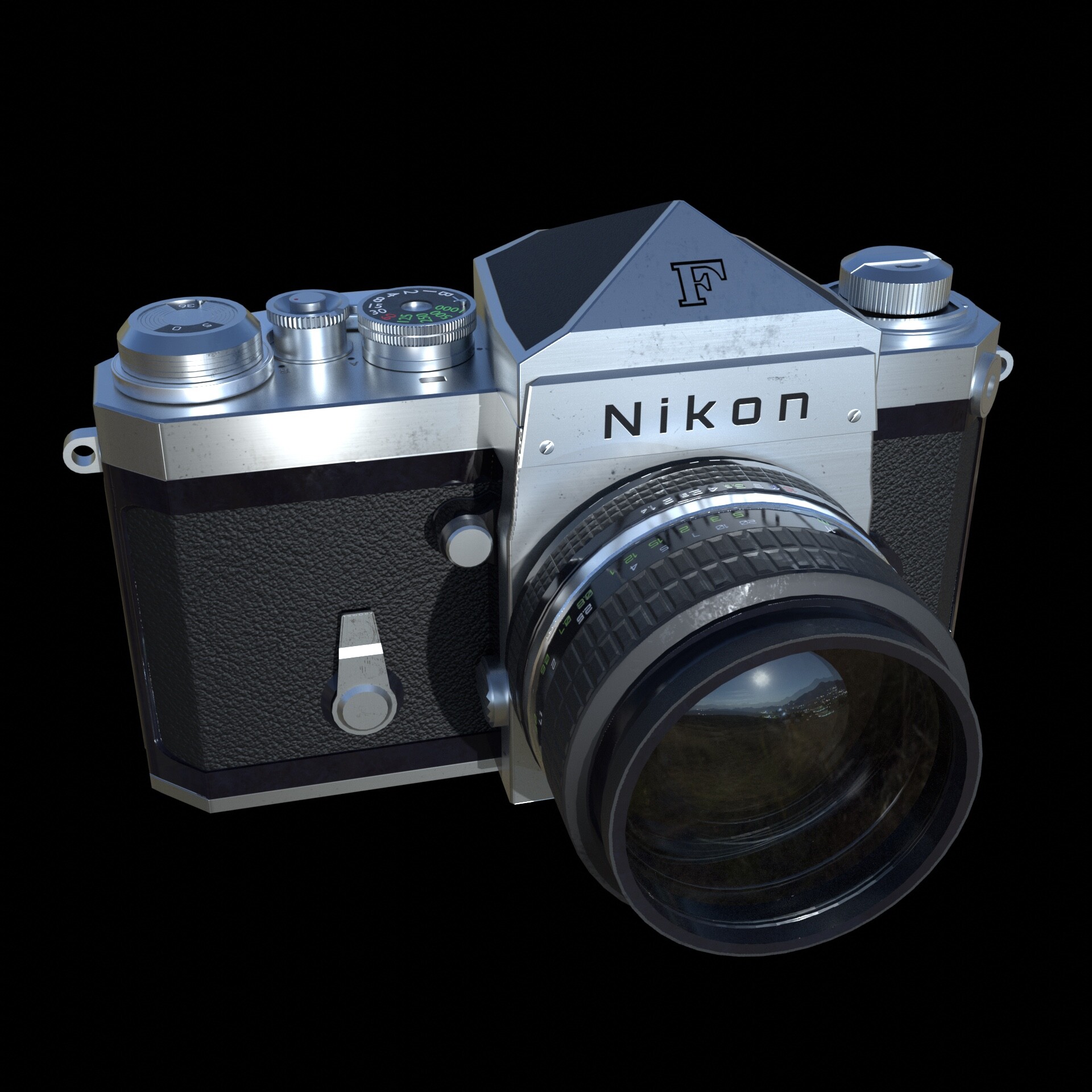 ArtStation - Nikon F Camera