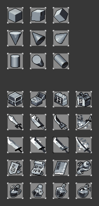 ArtStation - grayscale item