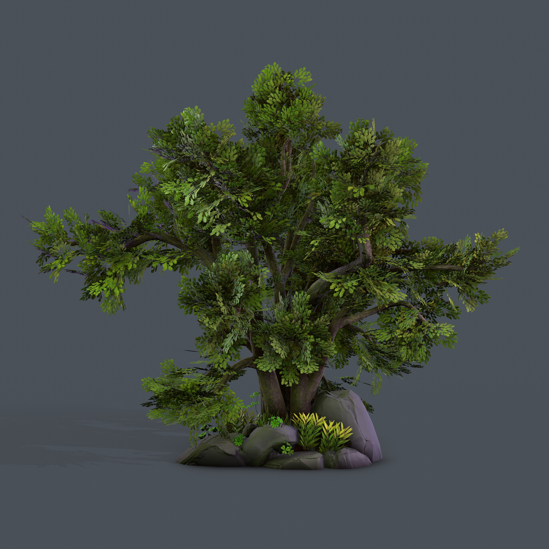 ArtStation - Stylized Oak