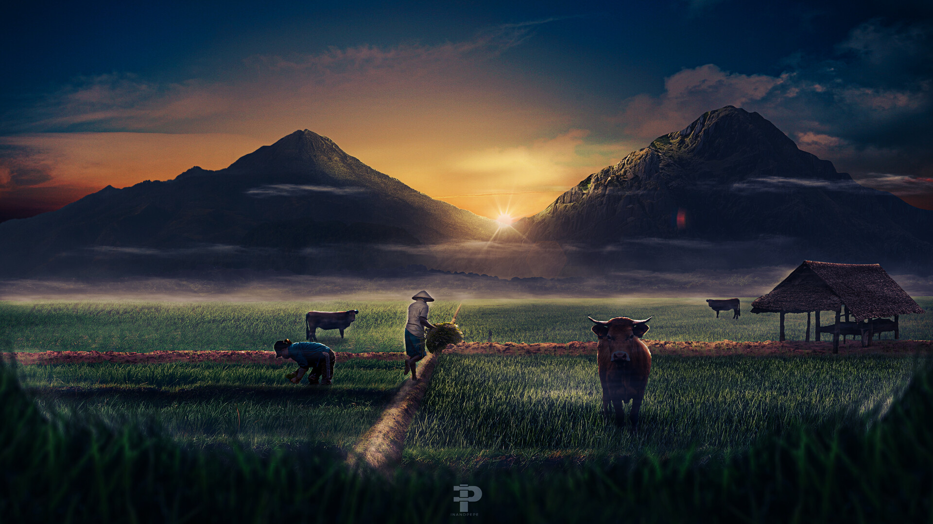 Khrisnanda Pradipta - Dreammy Village Photo Manipulation