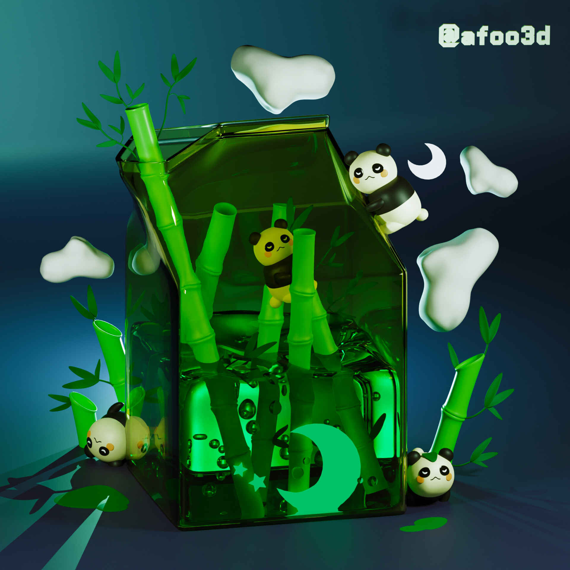 ArtStation - Bamboo Milkbox (Fresh Bobatae)