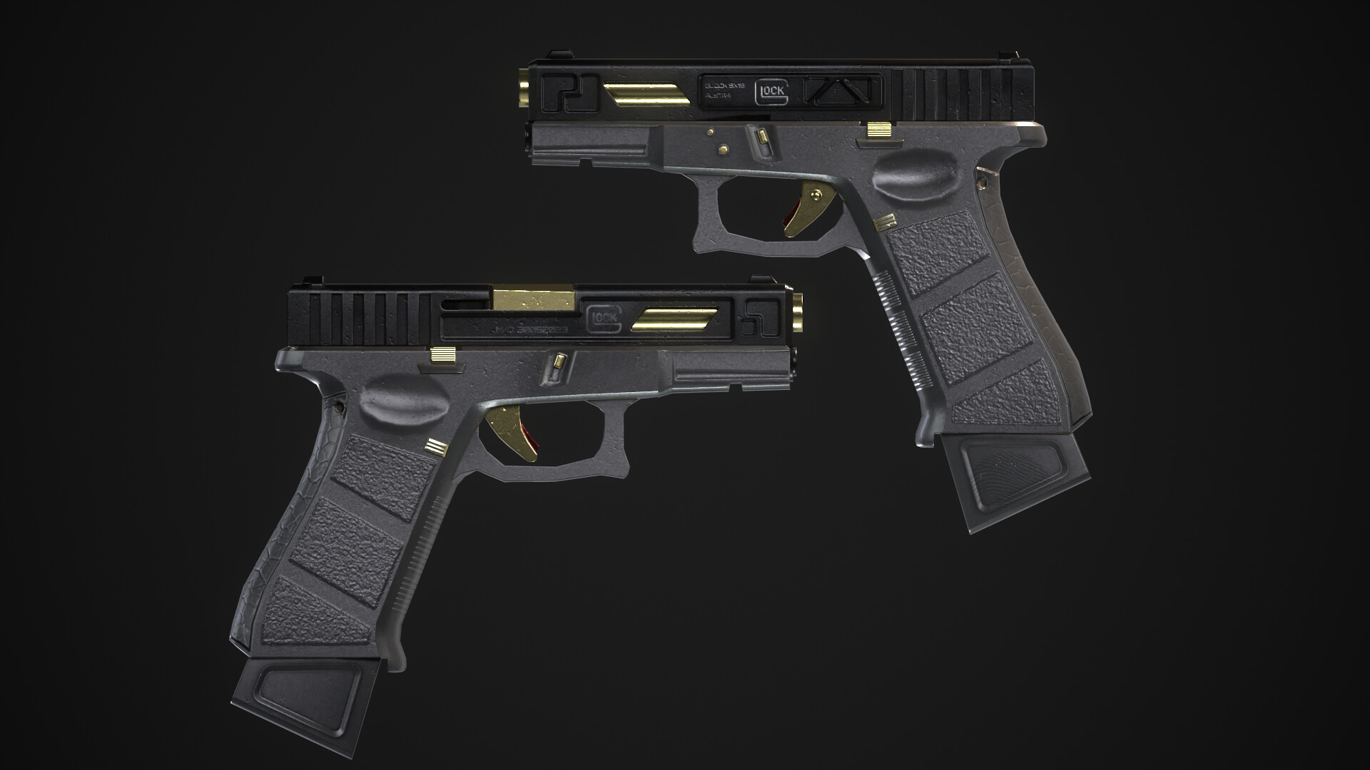 ArtStation - GLOCK 9mm