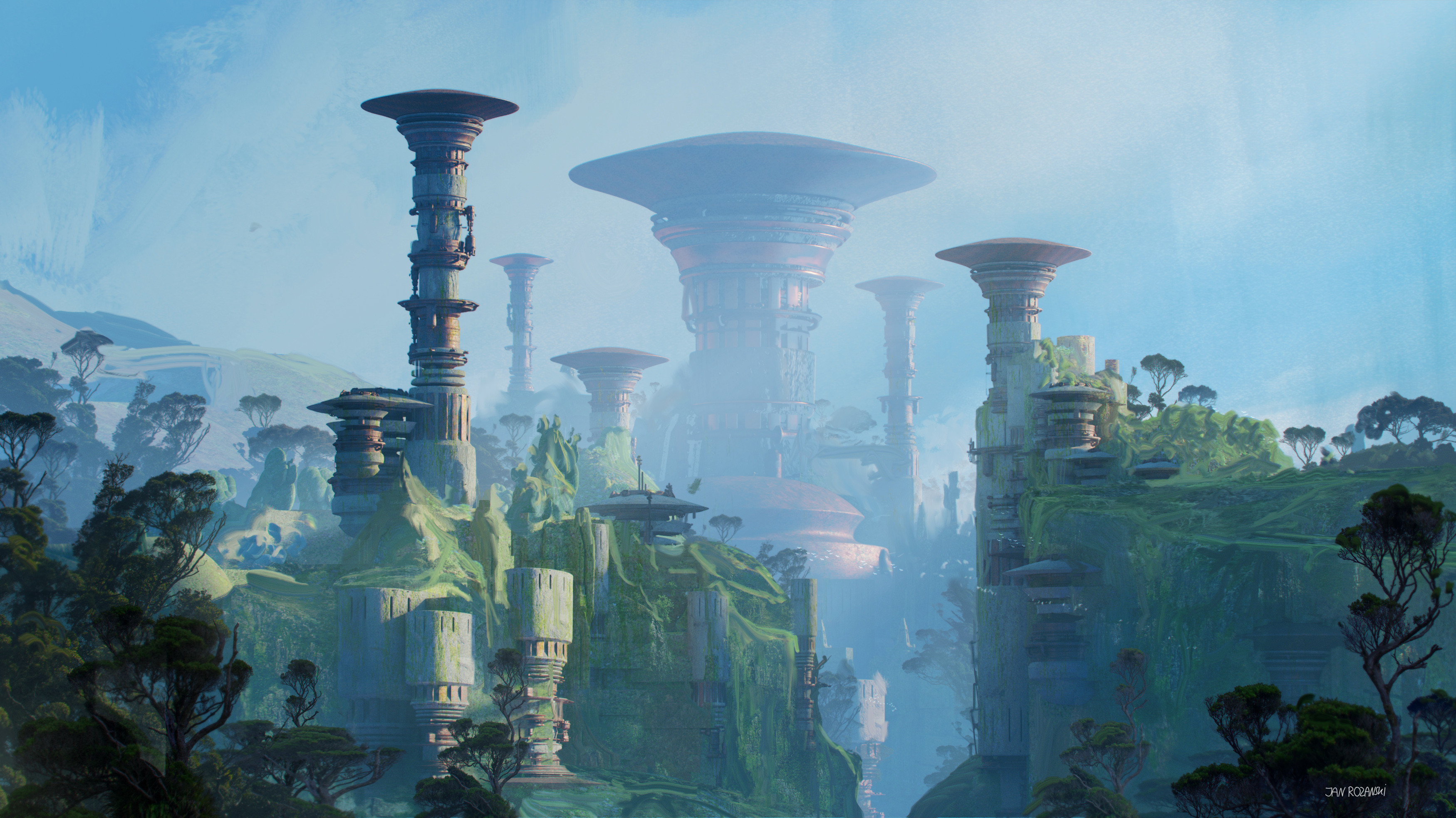 Jan Rozanski - Towers in secret valley