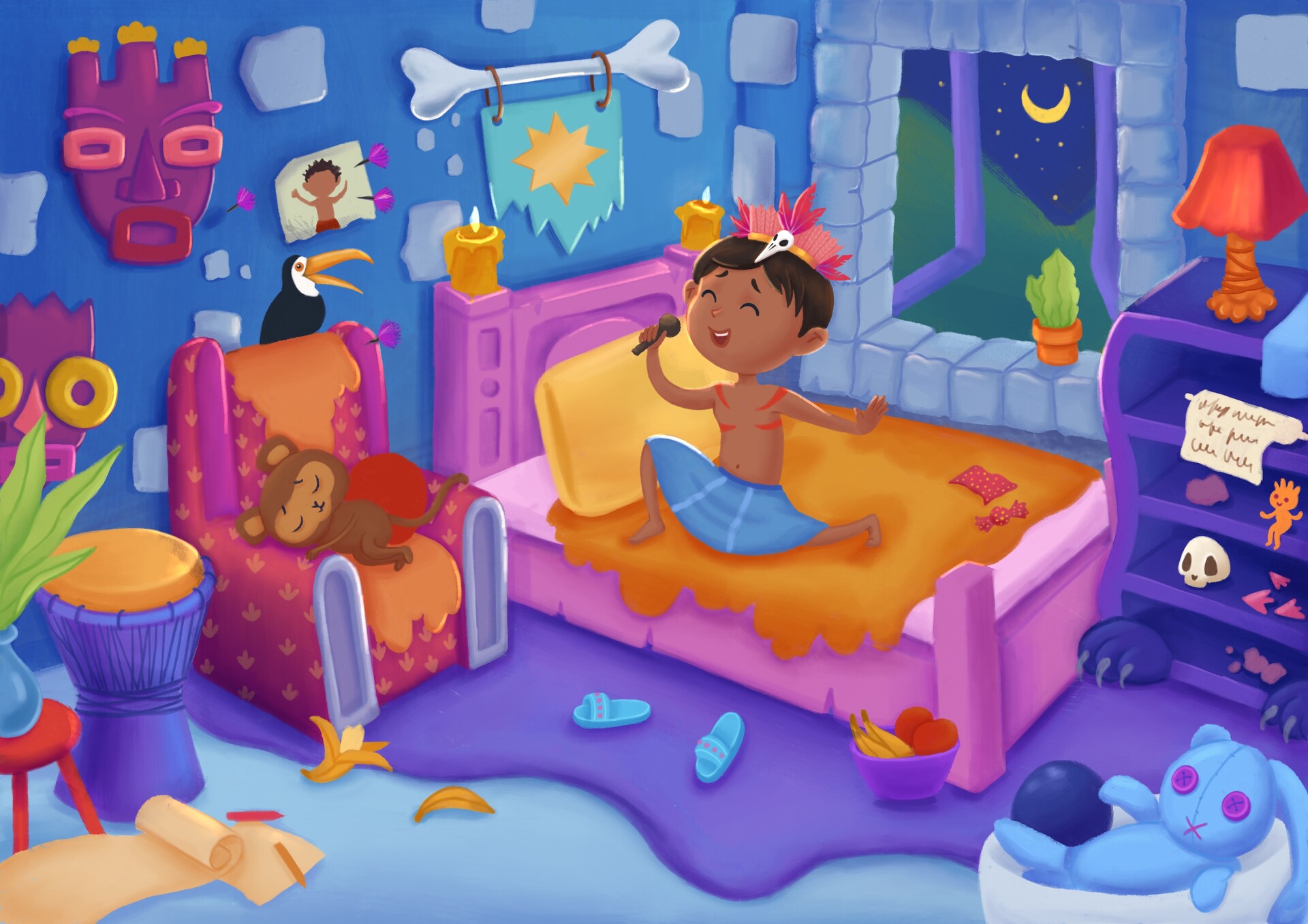 ArtStation - Night singing