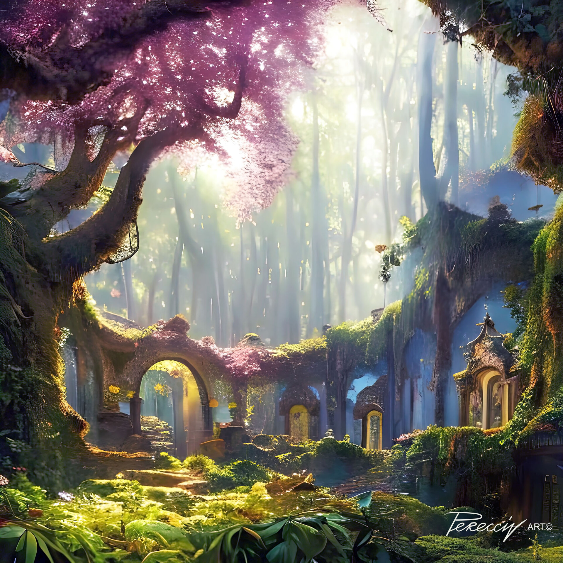 ArtStation - Abandoned city - 202305301.