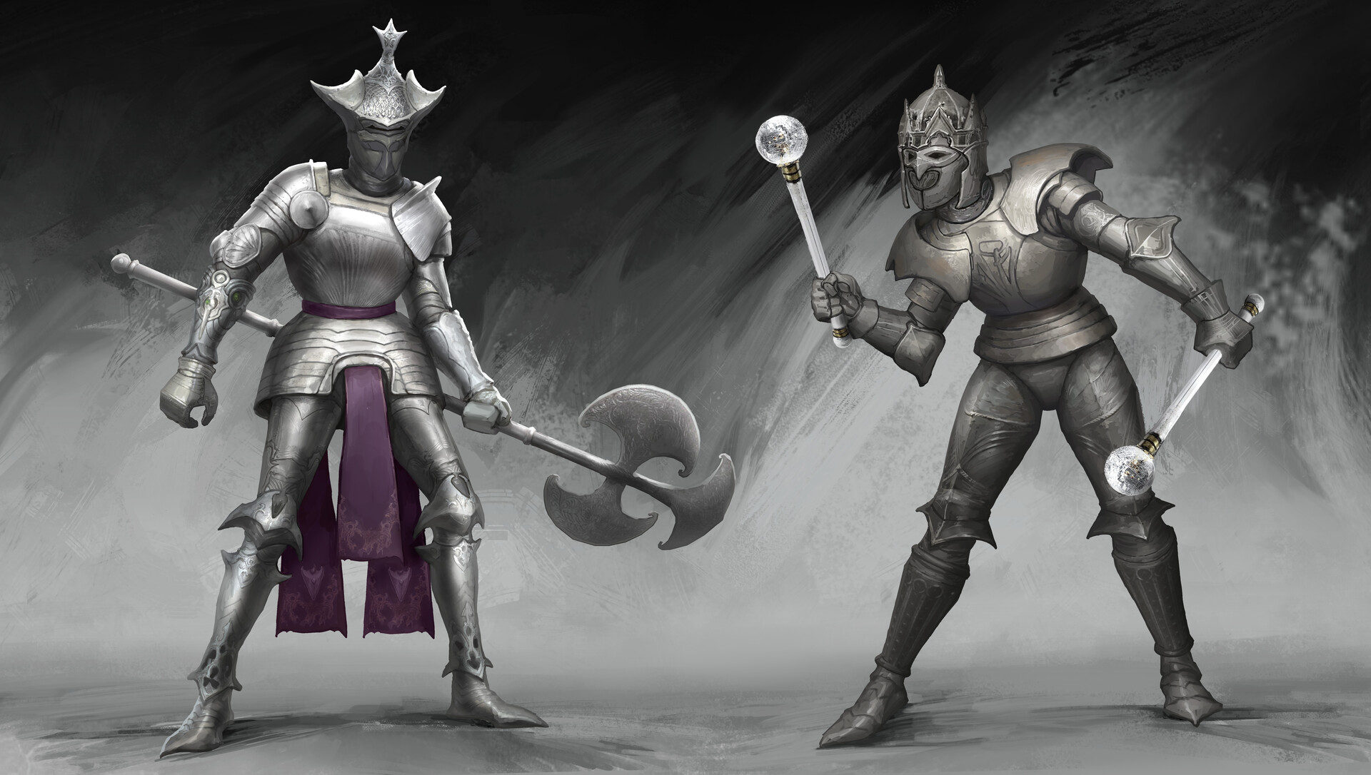 ArtStation - Fantasy Knights