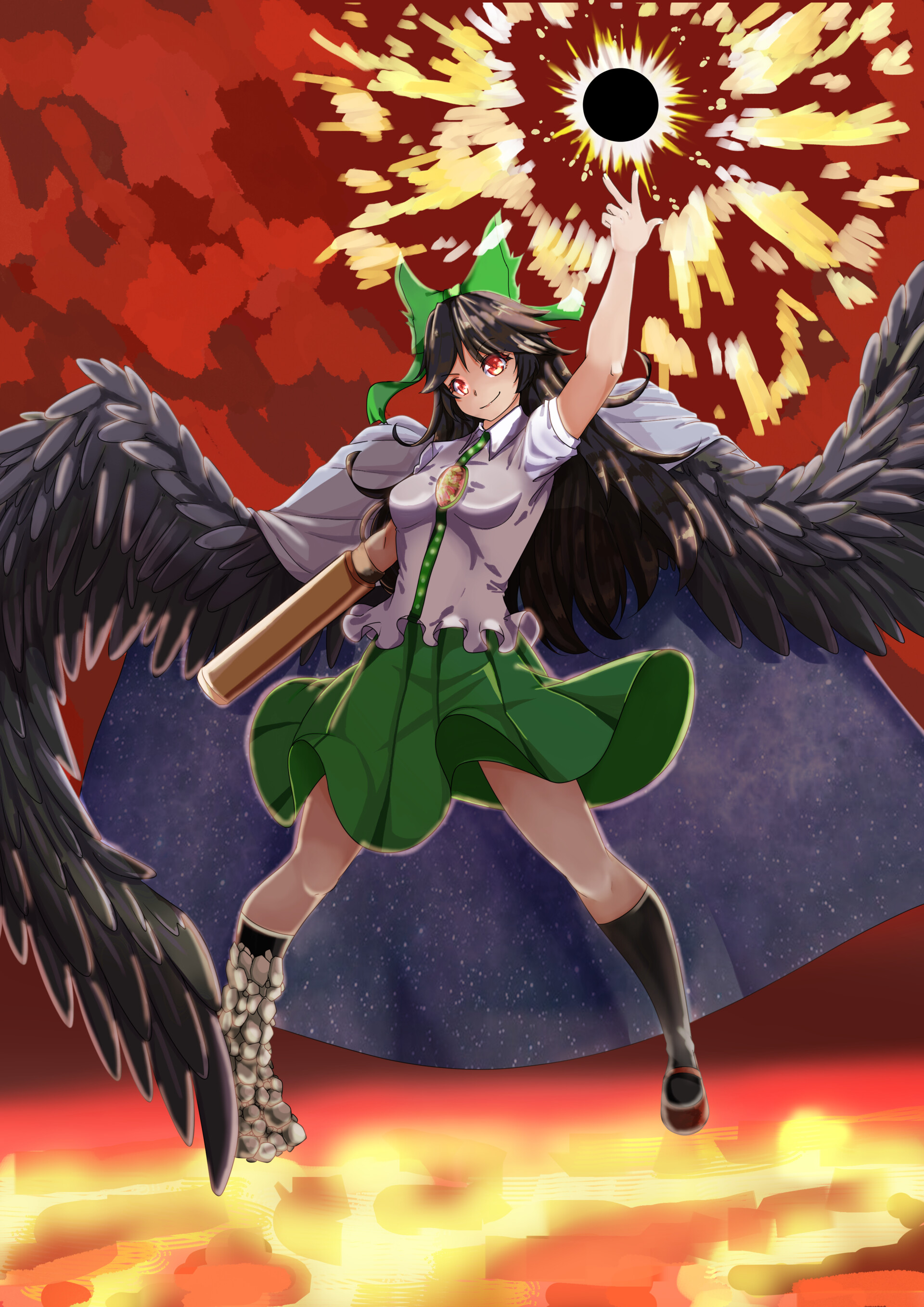 ArtStation - Utsuho "Okuu" Reiuji fanarts