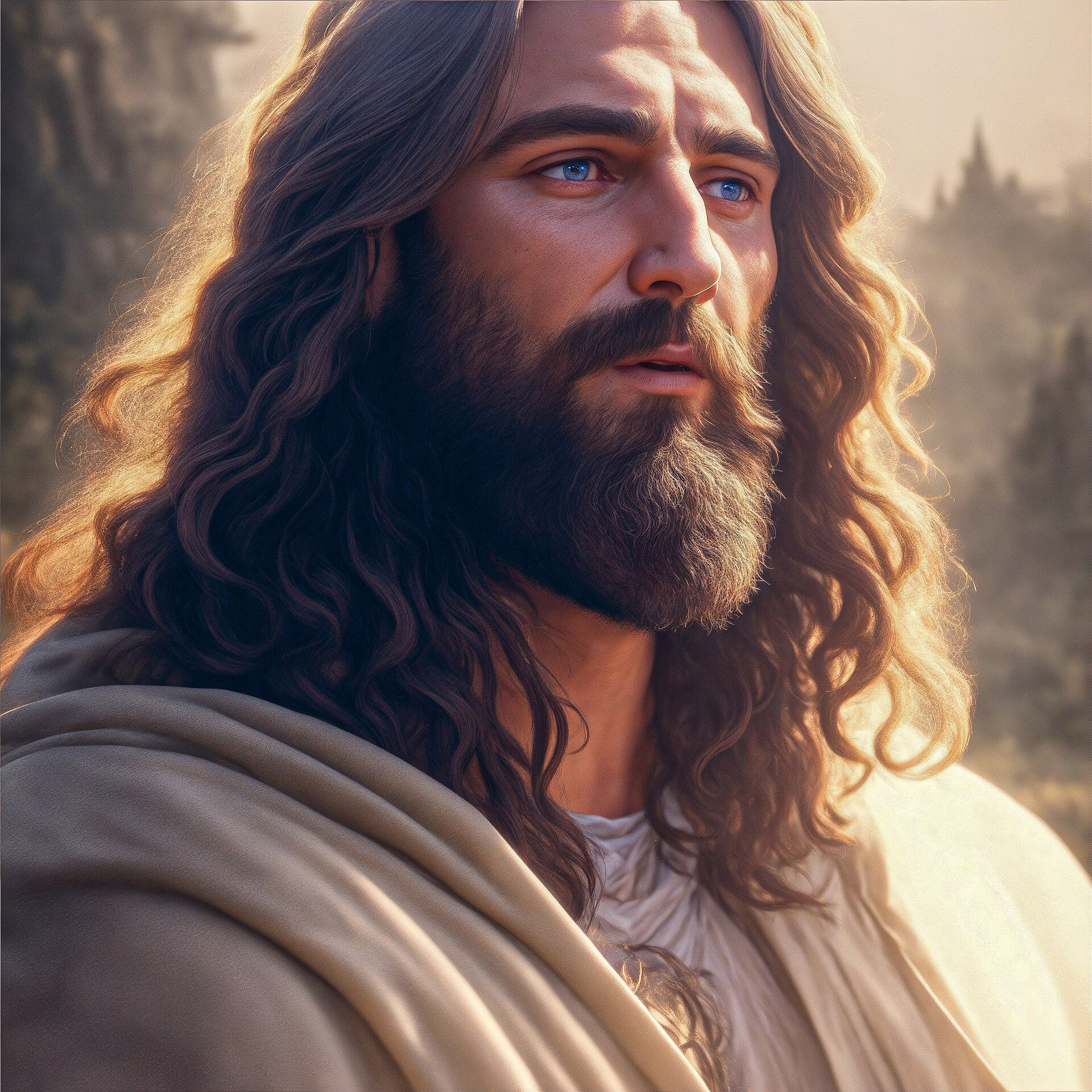 ArtStation - Jesus Christi - Portrait Concept Art made by ai
