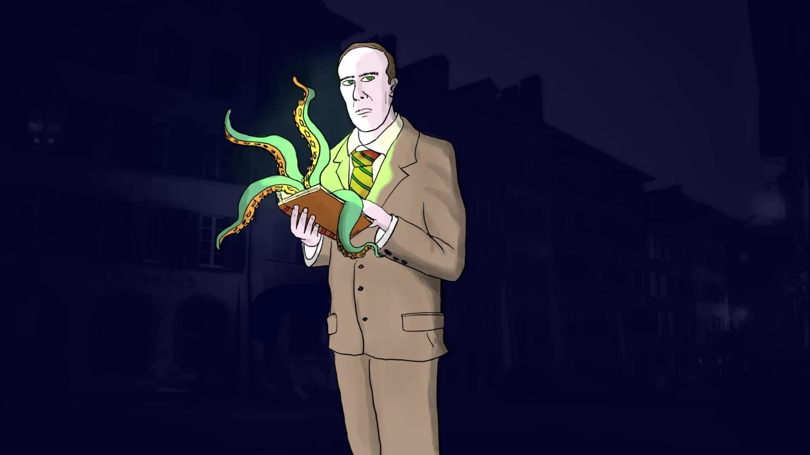 ArtStation - Howard Phillips Lovecraft - Artwork