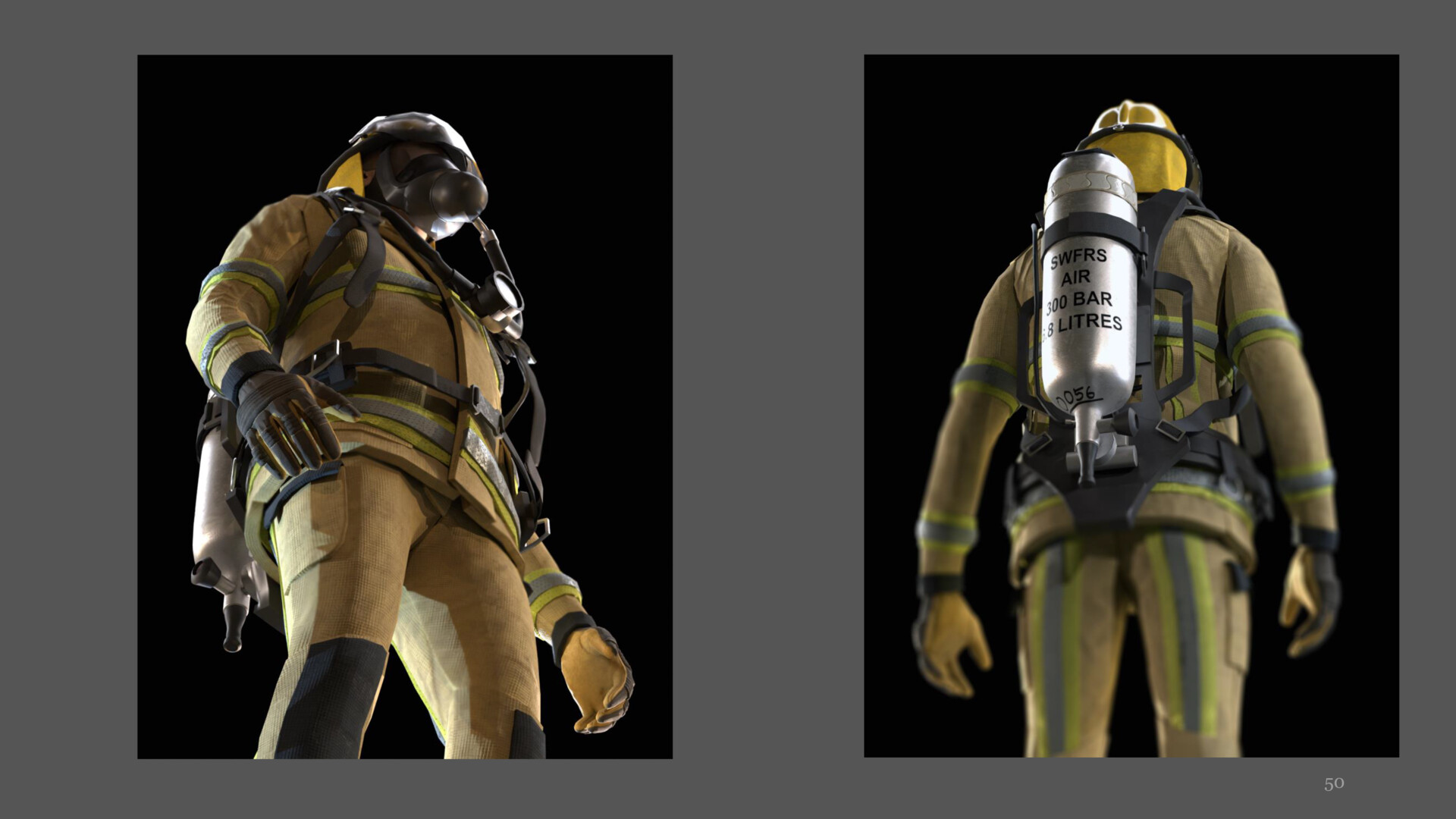 ArtStation - 3d characters Firefighter and aviator