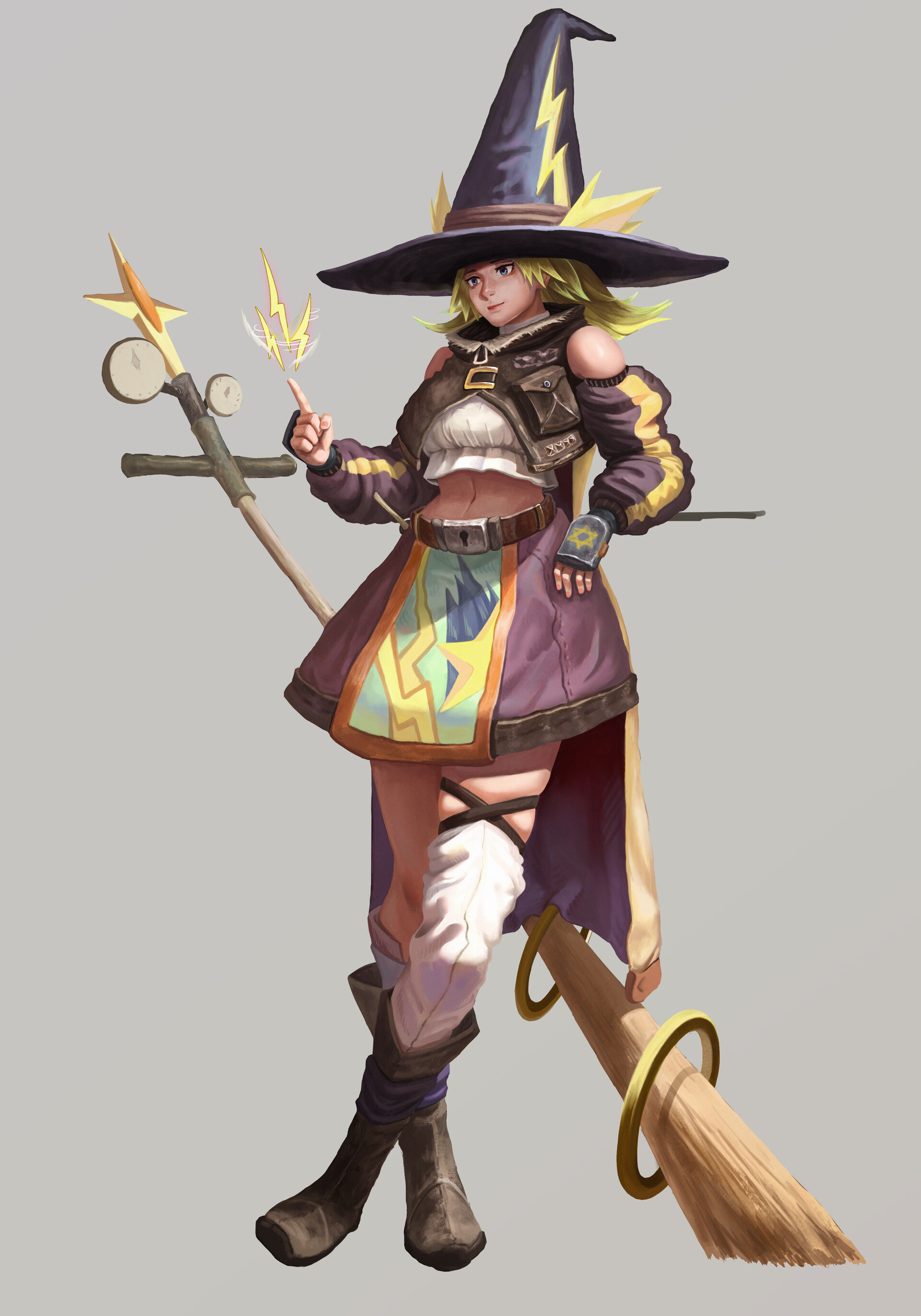 ArtStation - Lightning Witch