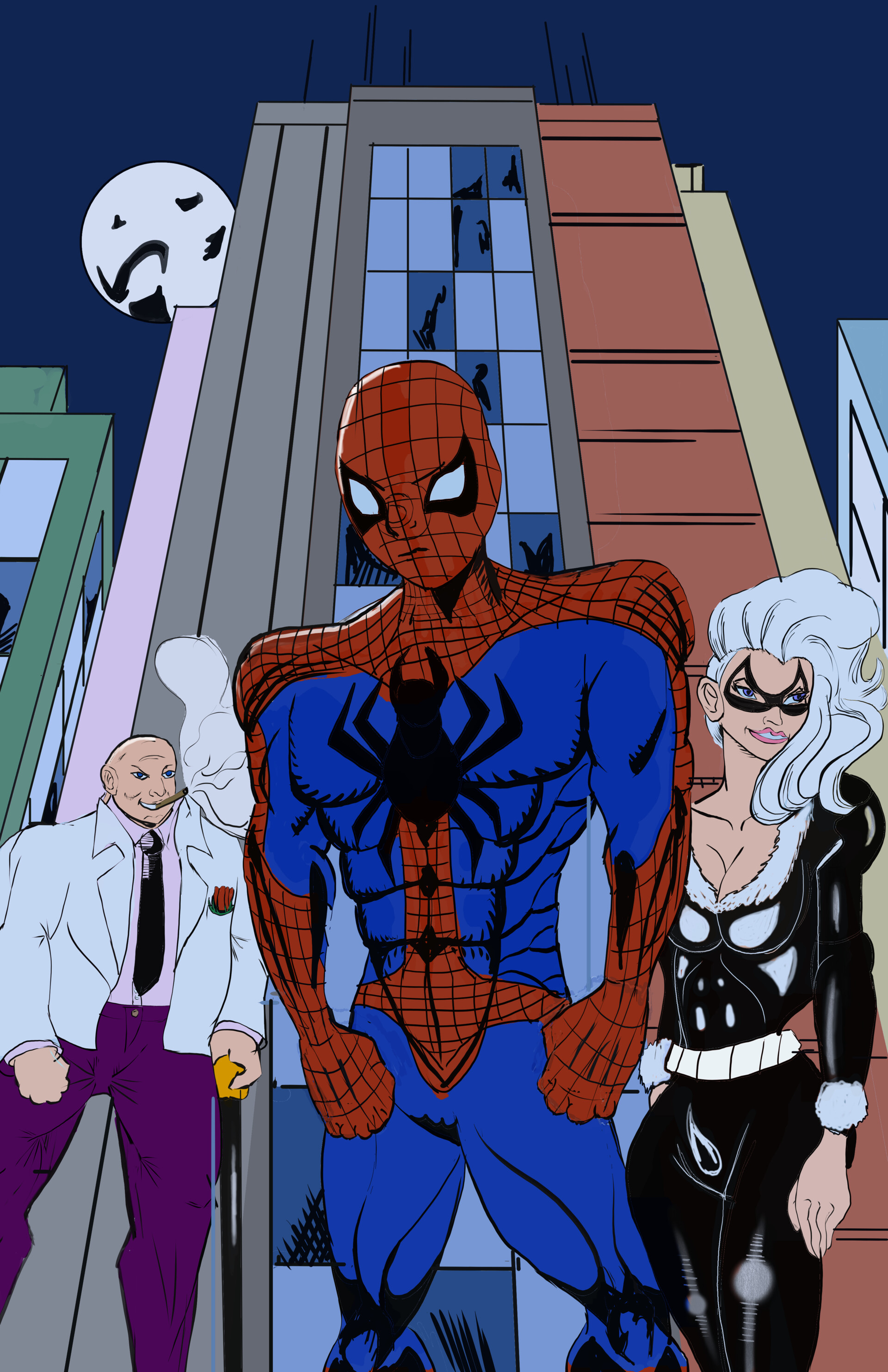 ArtStation - Spiderman and Enemies
