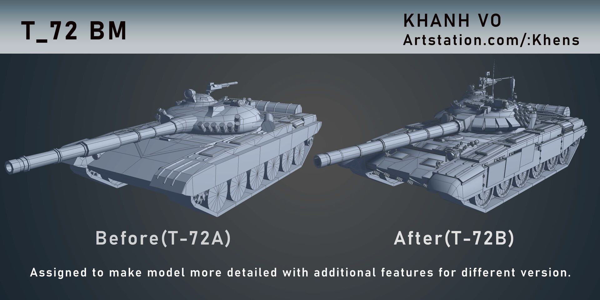 ArtStation - T-72 BM