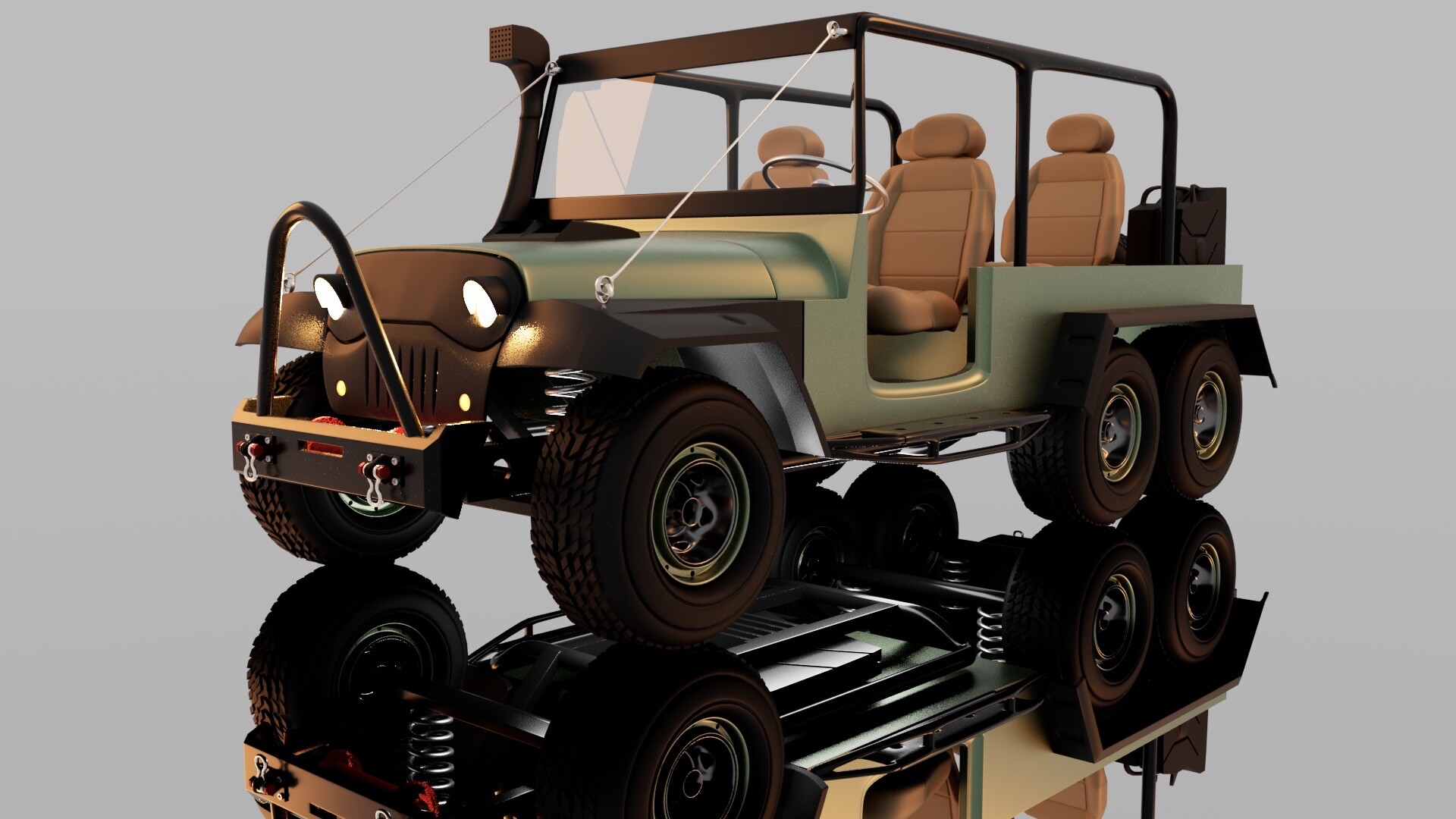 ArtStation - 6x6 Jeep